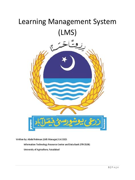 Online Course Management On Lms Pdf Career And Growth
