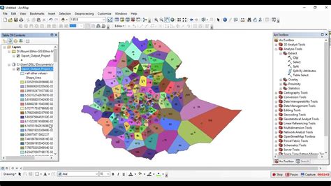 Calculate Areal Mean Precipitation Using Thiessen Polygon In Arcmap Youtube