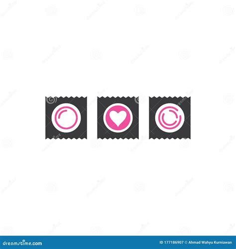 Icono De Ilustración De Preservativo Ilustración Del Vector