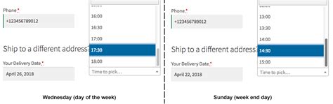 Php Dynamic Select Field Options Based On Selected Day In Woocommerce Checkout Stack Overflow