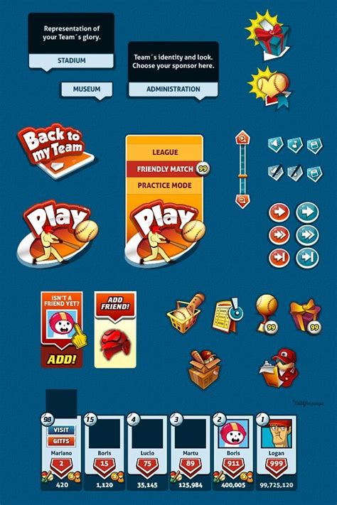 Web Design Game Ui Design Game Interface User Interface Design Game Gui Social Games