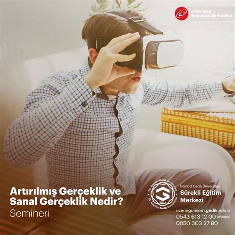 Sanal Gerçeklik Vr Ve Artırılmış Gerçeklik Ar