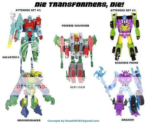 Digibash Blueshifts Botcon Set Concepts Tfw2005 The 2005 Boards