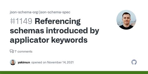 Referencing Schemas Introduced By Applicator Keywords · Issue 1149