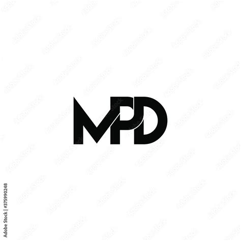 Mpd Letter Original Monogram Logo Design Stock Vector Adobe Stock