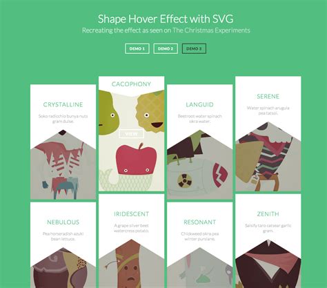 Shape Hover Effect With SVG Recreating The Effect As Seen On The