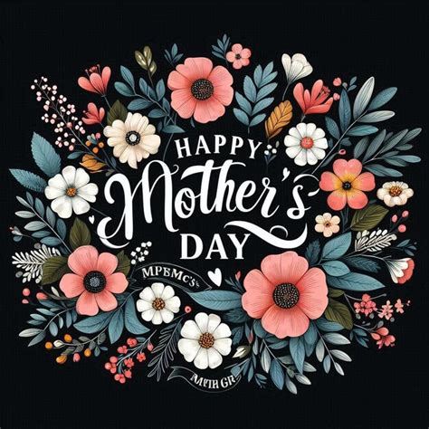 Beautiful Assortment For Mothers Day Premium Ai Generated Image