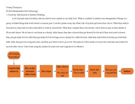 Activity Introduction To Systems Thinking Flow Chart IT SNHU Studocu