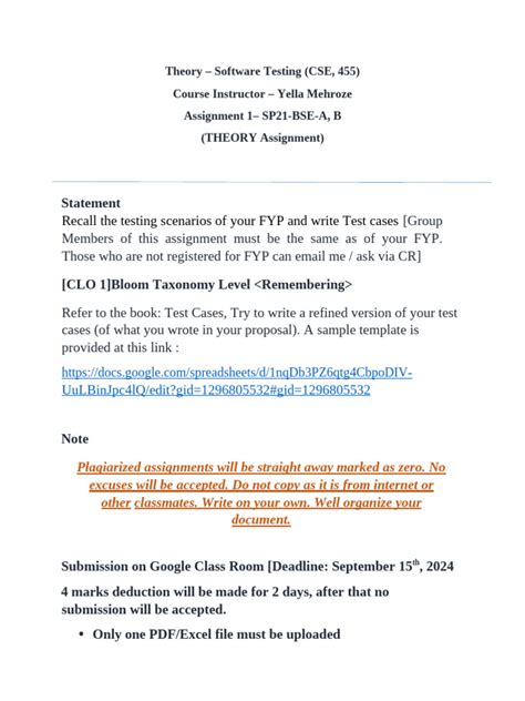 Theory Assignment 1 Pdf