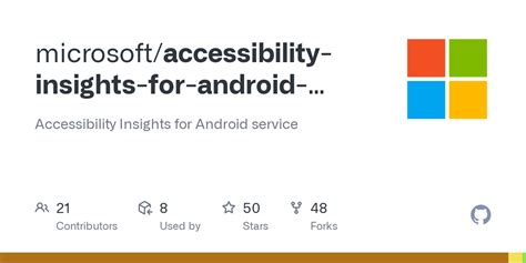 GitHub Microsoft Accessibility Insights For Android Service Accessibility Insights For
