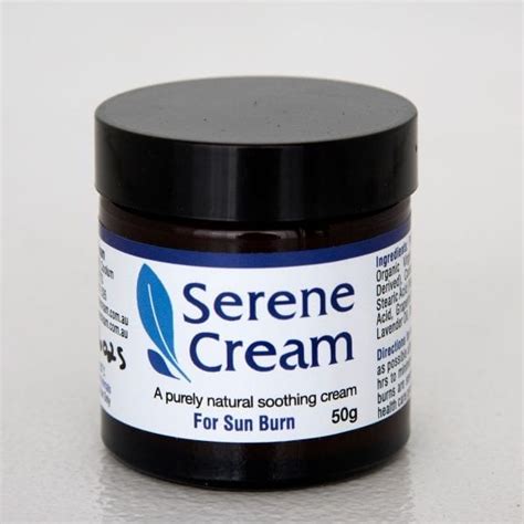 Natural Sunburn Cream Serene Cream