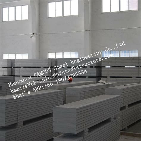 Soundproof Insulated Precast Fasec Prefab I Panel For Steel Modular