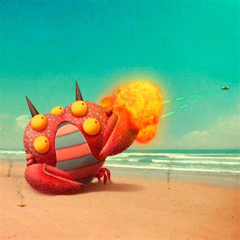 Cute Imaginative Monsters Illustration In Real World Pictures