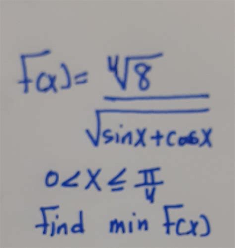 Solved I Want A Solution Using Hm Gm Am Qm Inequalities Chegg