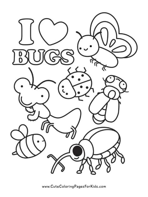 Free Bug Coloring Pages Unleash Your Inner Artist And Discover The