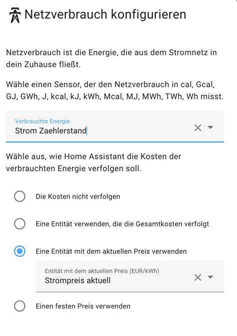 Energy Dashboard No Costs For Power Frontend Home Assistant Community