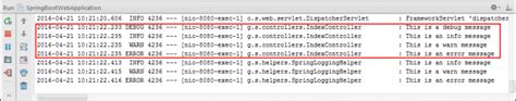 using logback with spring boot spring framework guru