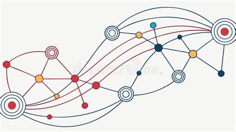 Network Of Connected Nodes Technology And Data Connection Abstract Vector Design Generative Ai