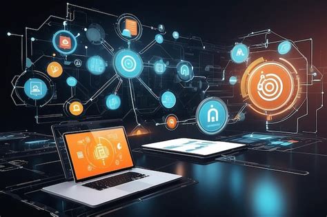 Automation Software Technology Process System Business Concept Premium Ai Generated Image