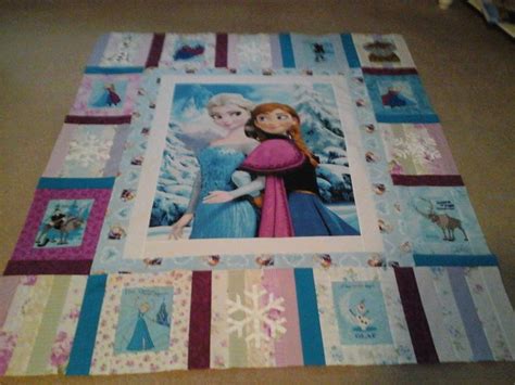Frozen Book Panel Into A Quilt Girl Quilts Patterns Frozen Quilt