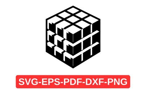 Cube Svg Cut File 3d Cube Design Png Graphic By Artful Assetsy