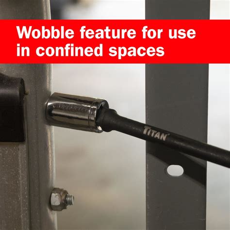 Titan Products 6in Impact Wobble Socket Adapter 3 Piece