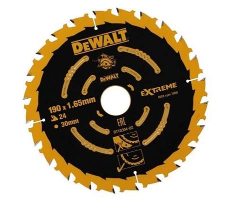 DEWALT Δίσκος κοπής για Ξύλο 190mm X 24 Δόντια (DT10304-QZ) - Prostore.gr