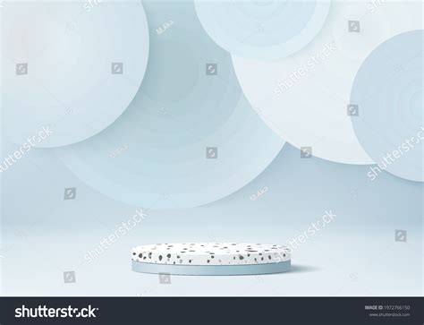 ภาพ ภาพสต็อก วัตถุ 3 มิติและเวกเตอร์เกี่ยวกับ 3d Marble Stone Product Display Platform Blue