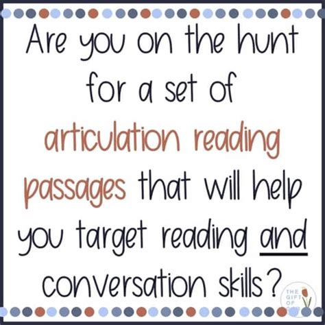 Ch And Sh Reading Passages Articulation Activities For Older Students