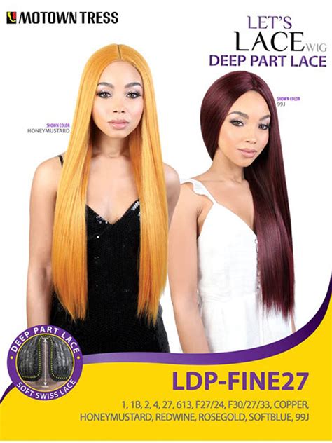 Motown Tress Lets Deep Part Lace Front Wig Ldpfine27 Hair Stop