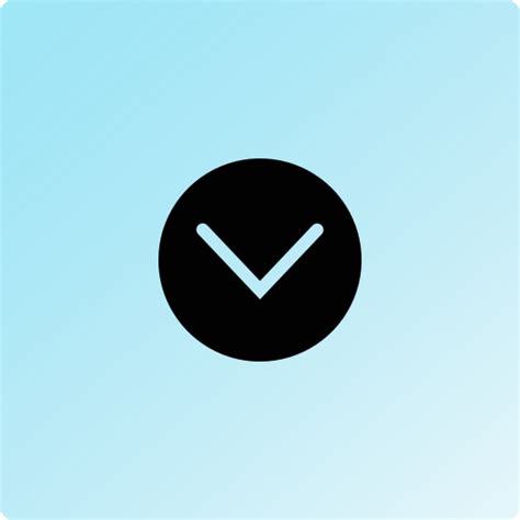 Down Arrow Generic Square Icon