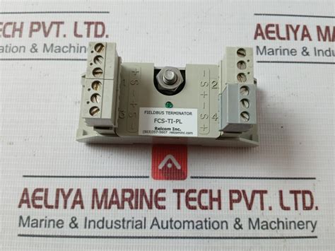 Relcom Fcs Ti Pl Fieldbus Isolating Terminator Module Aeliya Marine