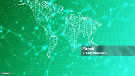 세계 지도 배경입니다 지구 주위의 미래 지향적인 글로벌 연결 0명에 대한 스톡 사진 및 기타 이미지 0명 3차원 형태