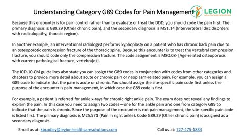 Ppt Understanding Category G Codes For Pain Management Powerpoint Presentation Id