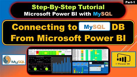 How To Connect Microsoft Power Bi To Mysql Database And Pull Data Youtube