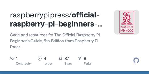 Github Raspberrypipressofficial Raspberry Pi Beginners Guide 5e