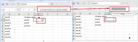 Excel Extract Unique Items For Dynamic Data Validation Drop Down List