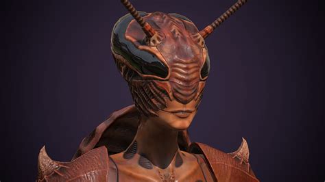 Artstation Mutant Cockroach Game Assets