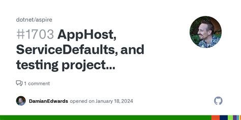 AppHost ServiceDefaults And Testing Project Templates Need Specific