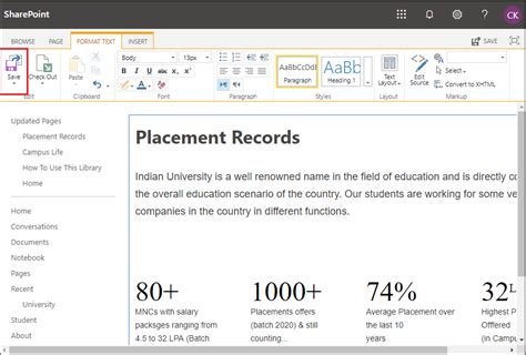 Creating A Wiki Page Library In Sharepoint Online Tutorials Library