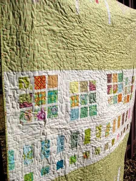 Reversible Quilt Disappearing Nine Patch Variation With Prairie Points