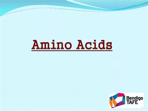 Ppt Amino Acids Powerpoint Presentation Free Download Id9502455