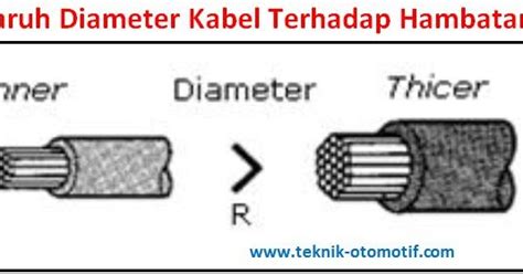 Pengaruh Panjang Kabel Dan Diameter Kabel Terhadap Tahanan Listrik Teknik Otomotif Com