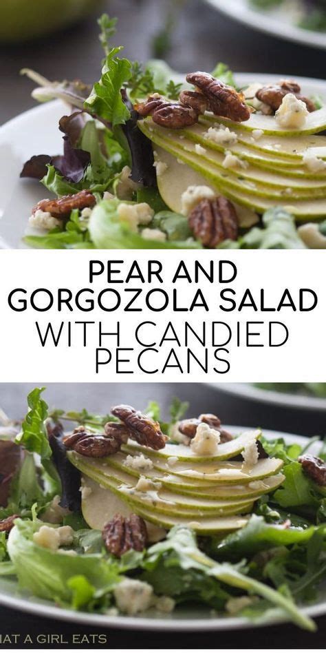 Pear Walnut And Gorgonzola Salad With Maple Dijon Dressing Artofit