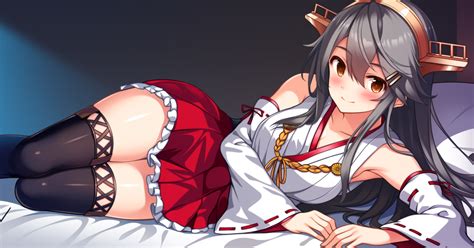 艦これ 『提督、どうですか？今日の榛名は魅力的ですか？』 たくまのイラスト Pixiv
