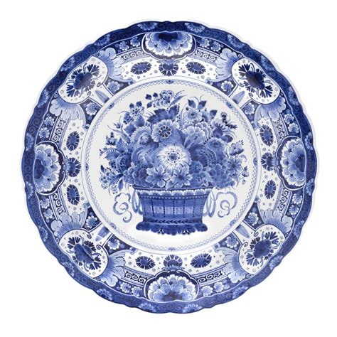 Delfts Blauw Bord Royal Delft Sinds 1653