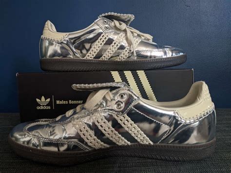 Adidas Wales Bonner Silver Metallic Adidas Samba Sambas Grailed