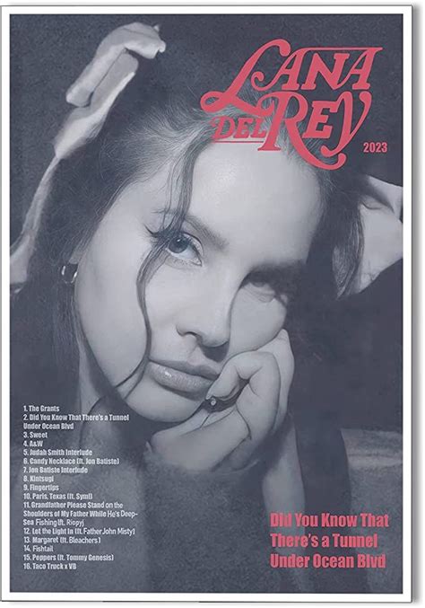 Lana Del Rey Music Posters Did You Know There S A Tunnel Vinyl Music