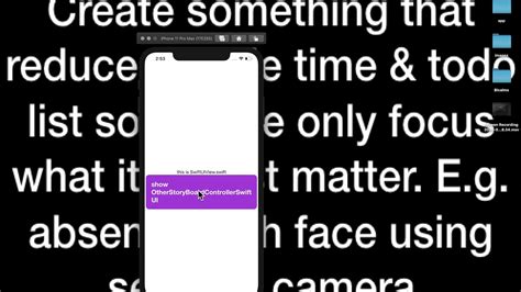 Storyboard To Swiftui To Storyboard Part Youtube