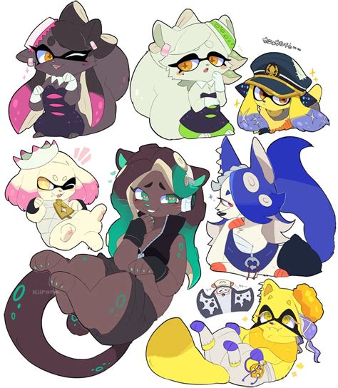 Callie Marie Marina Pearl Shiver And More Splatoon And More